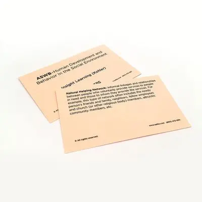 social work theory cards and reflective practice cards